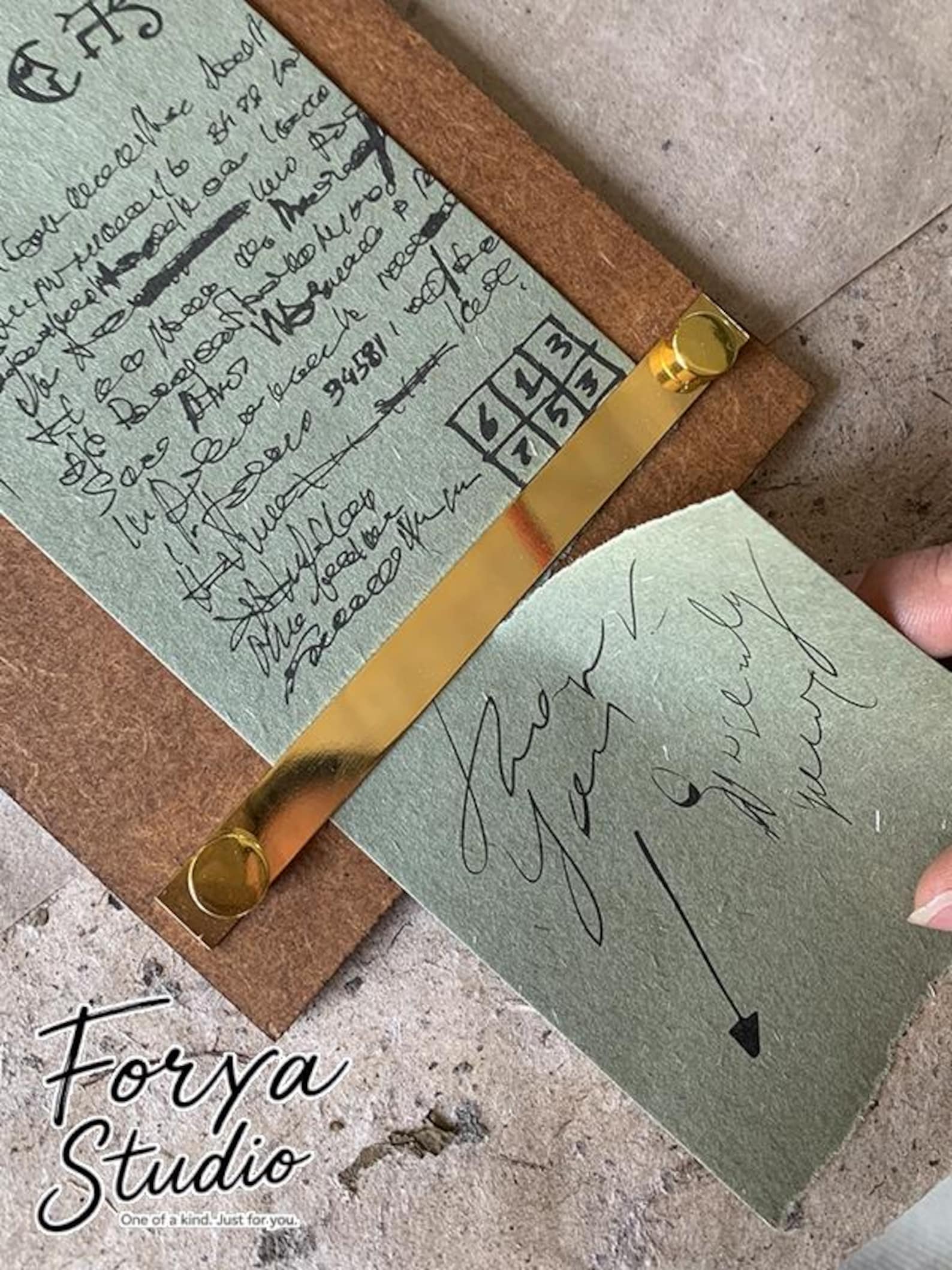 Personalized Vintage Memo Board Set | Magnetic Wood Clipboard+pen+note ...