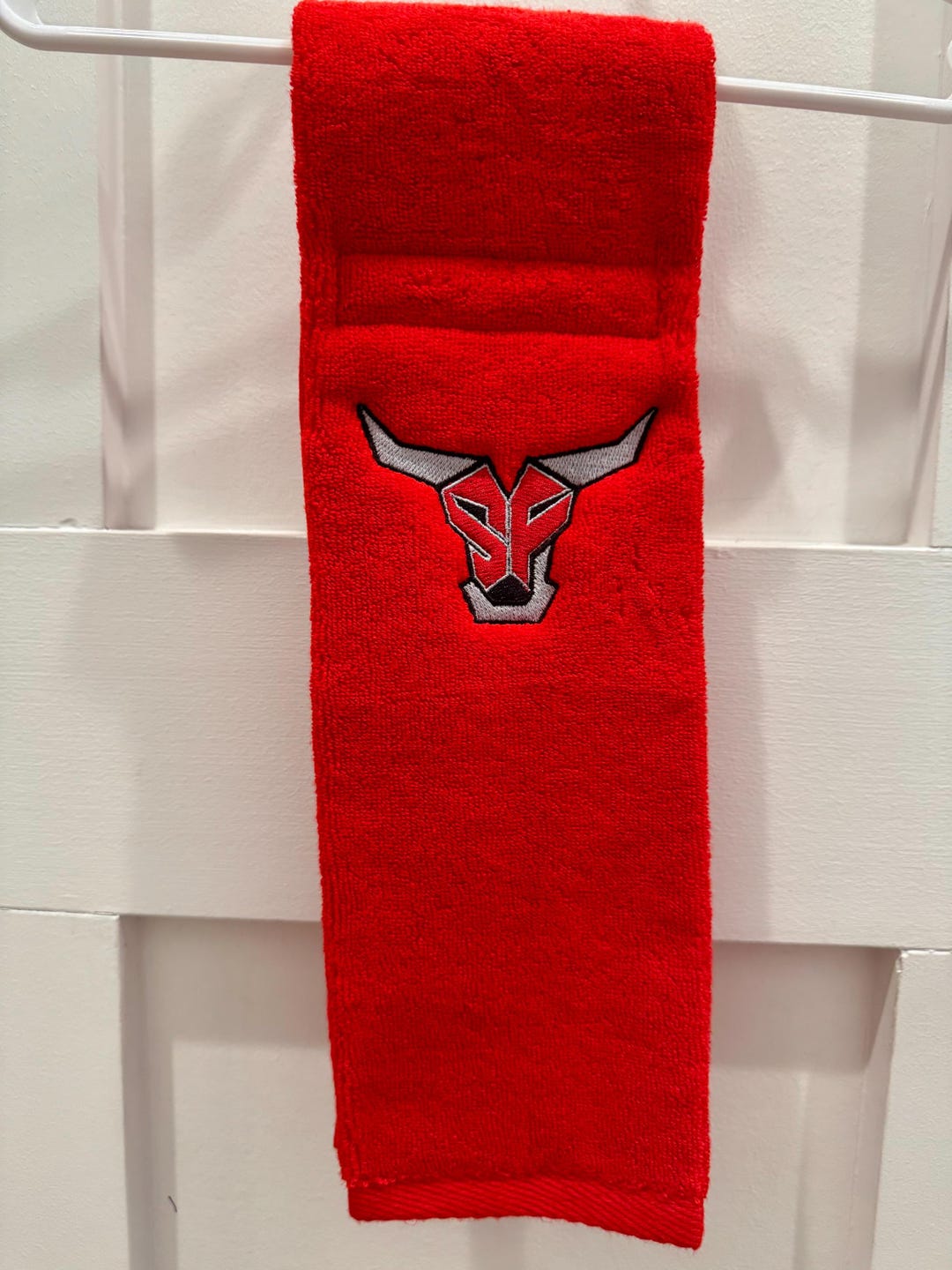 Personalized Football Towel: Embroidered Sports Towel With Velcro - Etsy