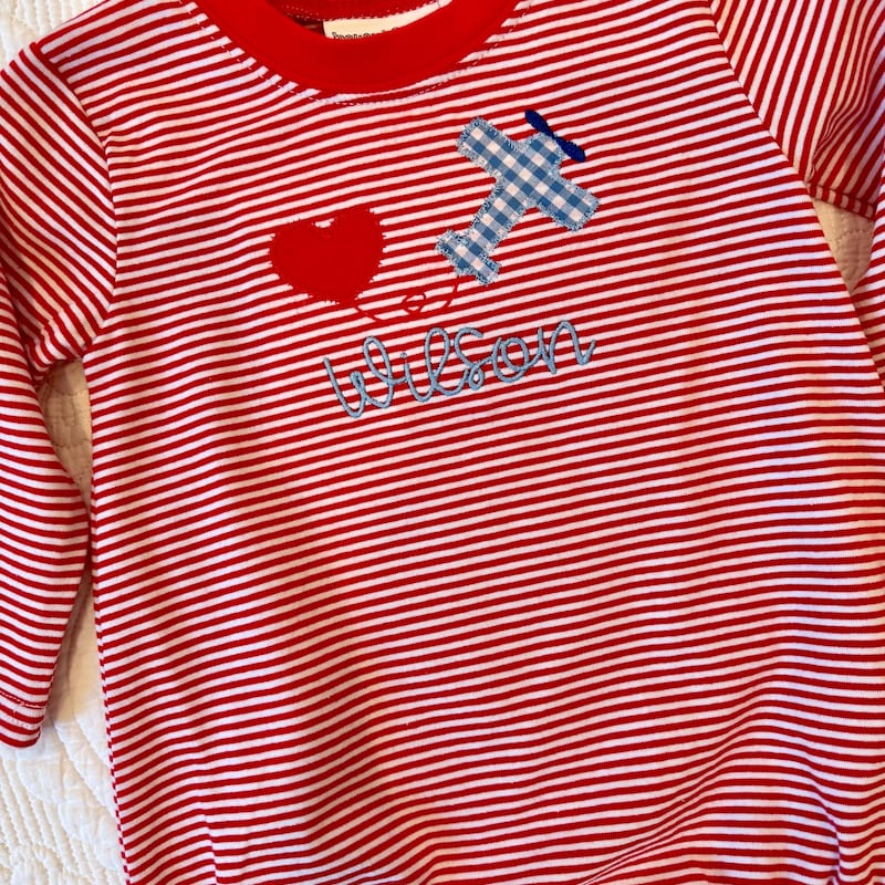 Monogram Valentine Bubble - Etsy