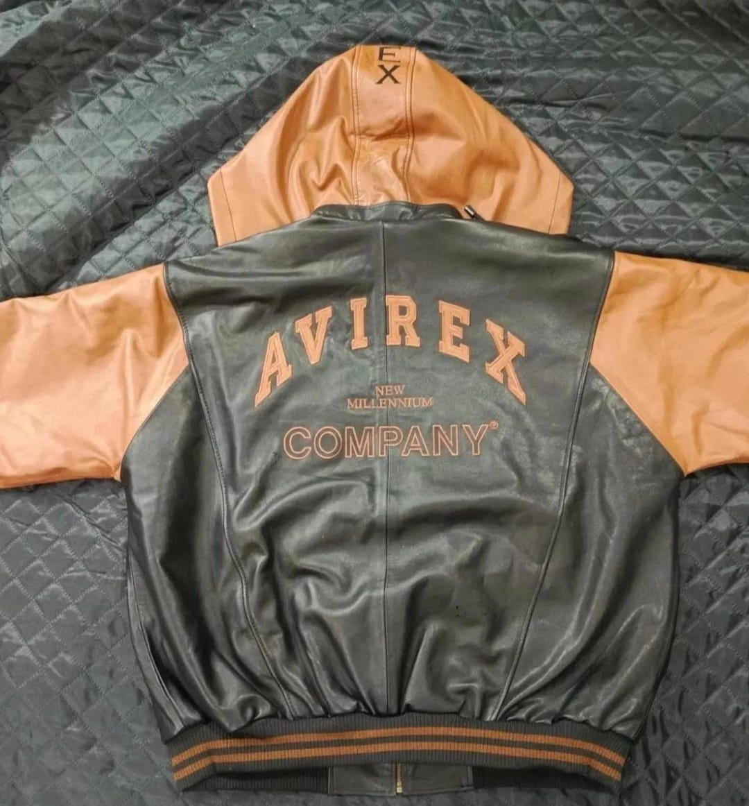 Avirex Leather Motorcycle Hoodie, Avirex Bomber Jacket, Avirex ...