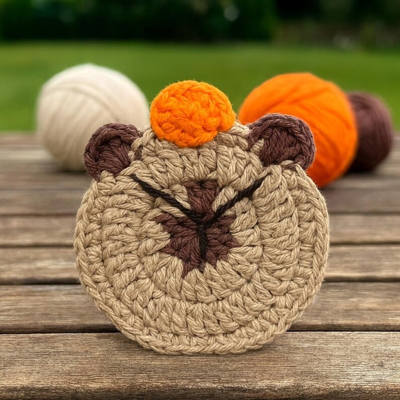 Capybara Coaster Crochet Pattern, Easy Coaster Tutorial, Amigurumi ...