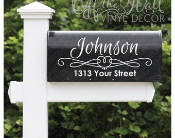 Vinyl Mailbox Lettering Decoration Decal Sticker X2 For Each | Etsy