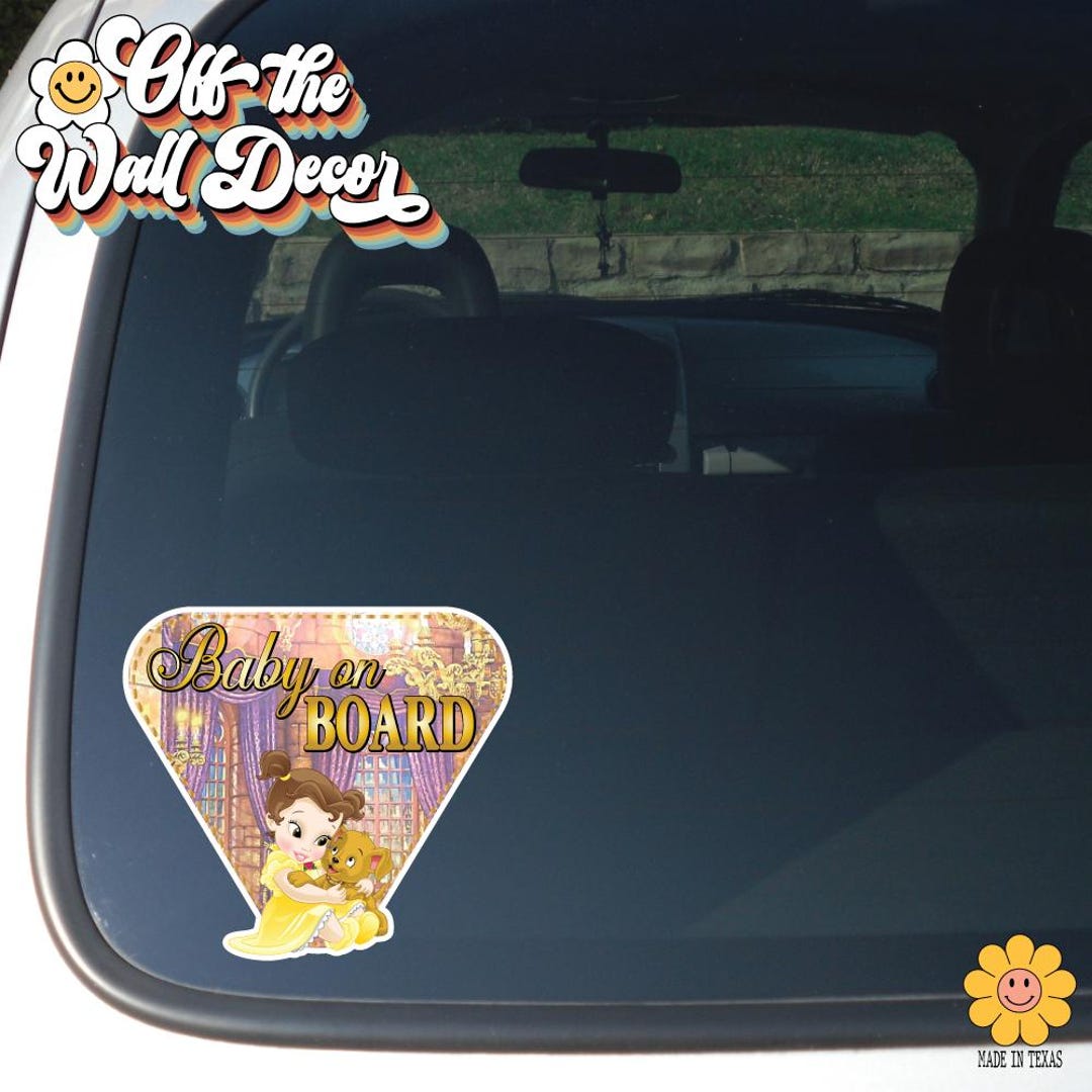 Little Princess on Board | Vinyl Decal Sticker, Suction Cup OR Magnet ...