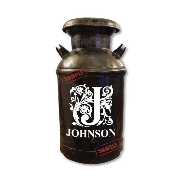 Milk Can Decal - Etsy