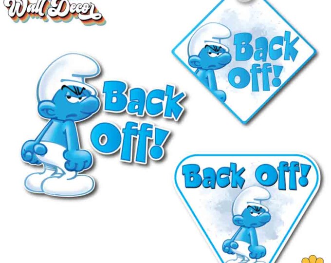 1980s Vintage Smurf Magnet Retro Chef Smurf Cook Refrigerator Magnet ...