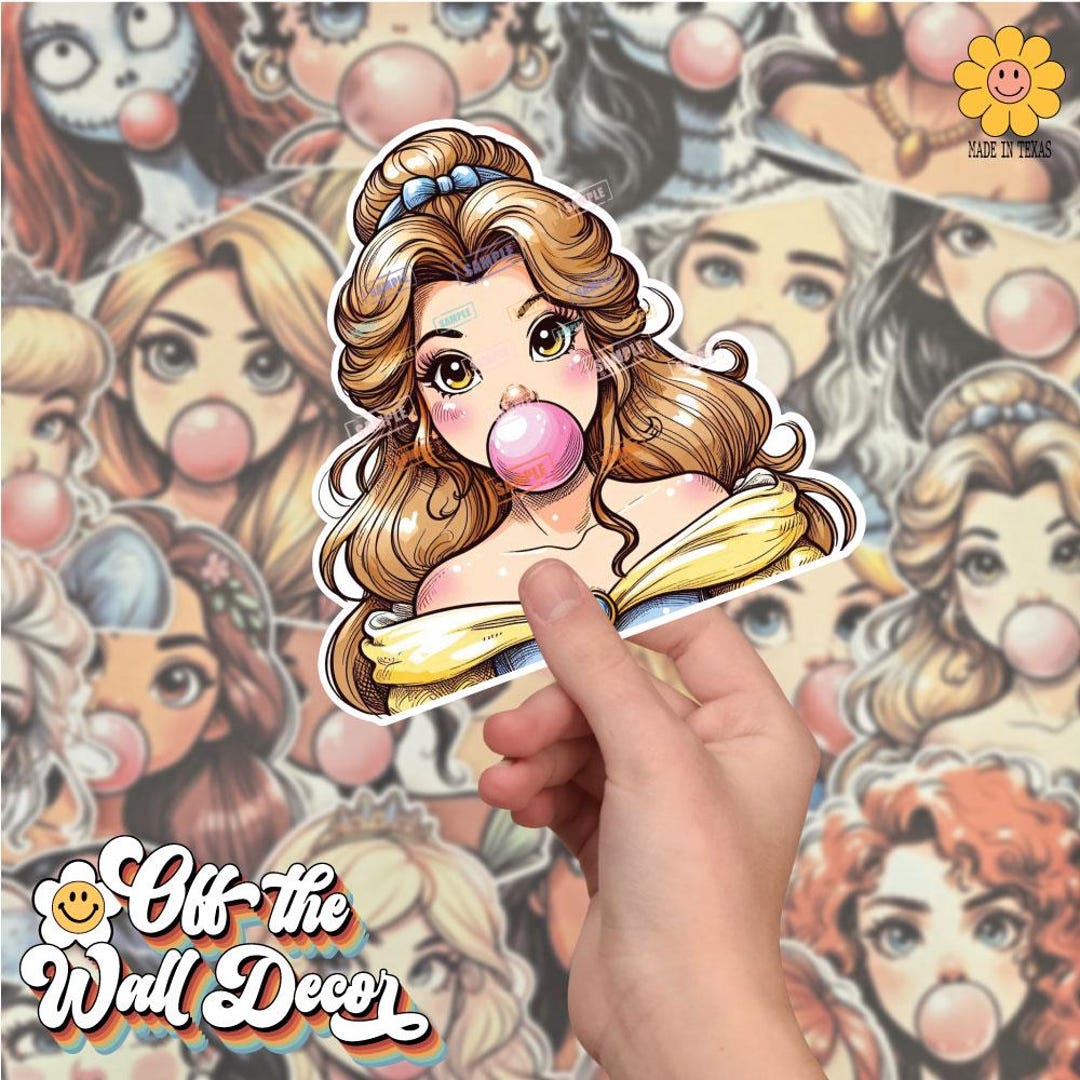 Bubblegum Princesses | Vehicle Window, Laptop, or Anywhere You Wish ...