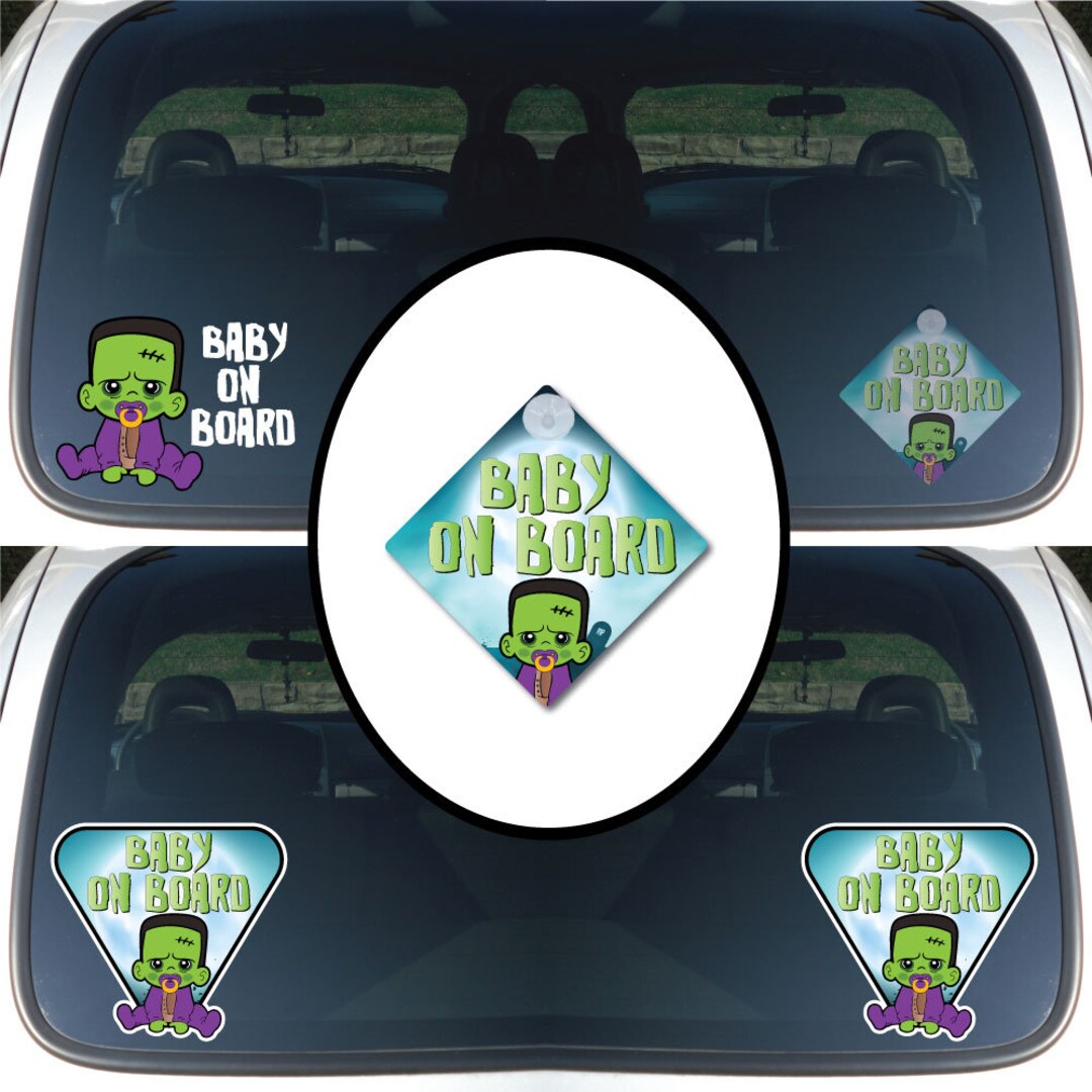 Baby on Board Safety Sign Suction Cup Vinyl OR Magnet Signs - Etsy