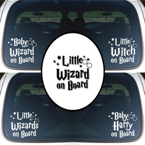 Little Wizard[s] on Board "customize-able Wizarding Font" - Baby on ...