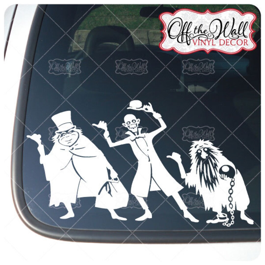 Hitchhiking Ghost Vinyl Car Decal Sticker - Etsy