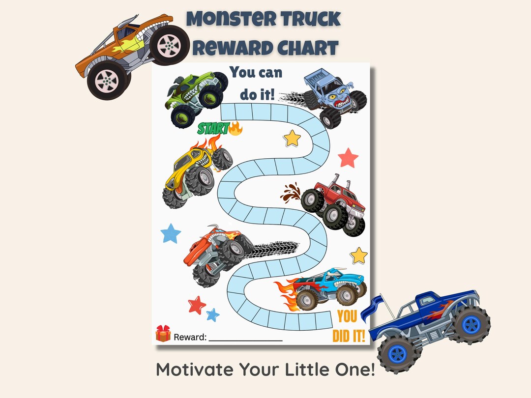 Monster Reward Chart | Kids Reward Chart | Hygiene Reward Chart ...