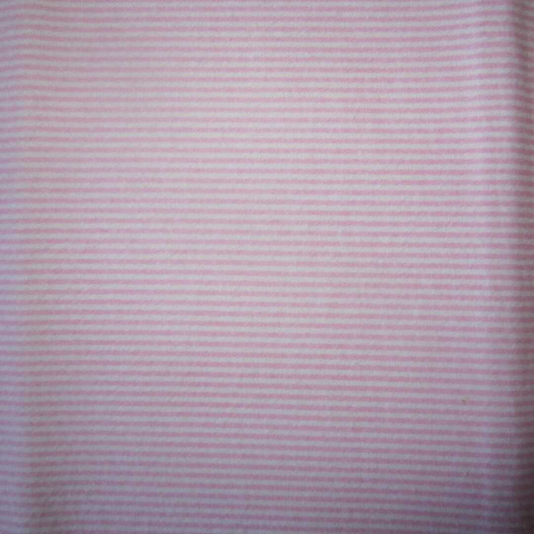 Flannel Fabric, Pink and White Mini Stripes, Pastel Stripes, Flannel ...