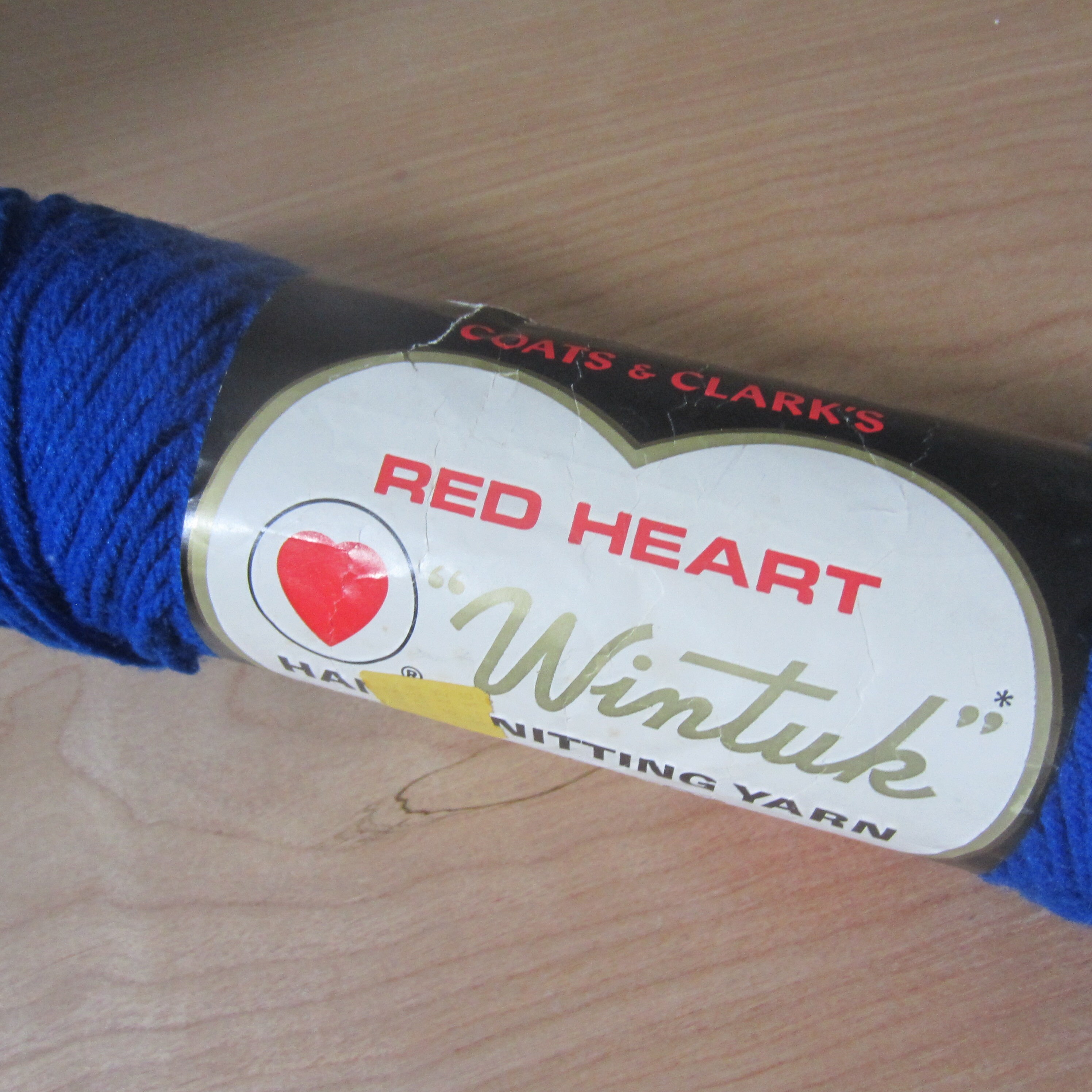 Vintage Coats & Clark's Red Heart Yarn, Wintuk Hand Knitting Yarn ...