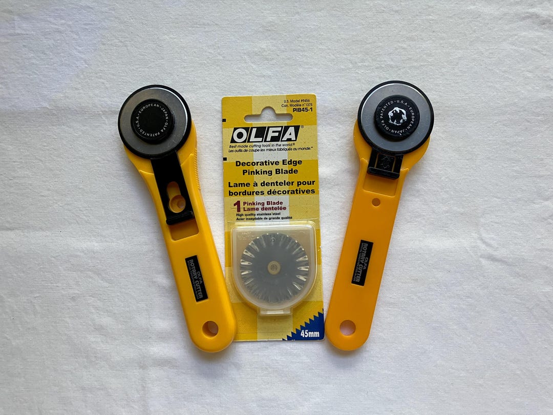 OLFA Rotary Rotary Cutter, OLFA Decorative Edge Pinking Blade, OLFA ...