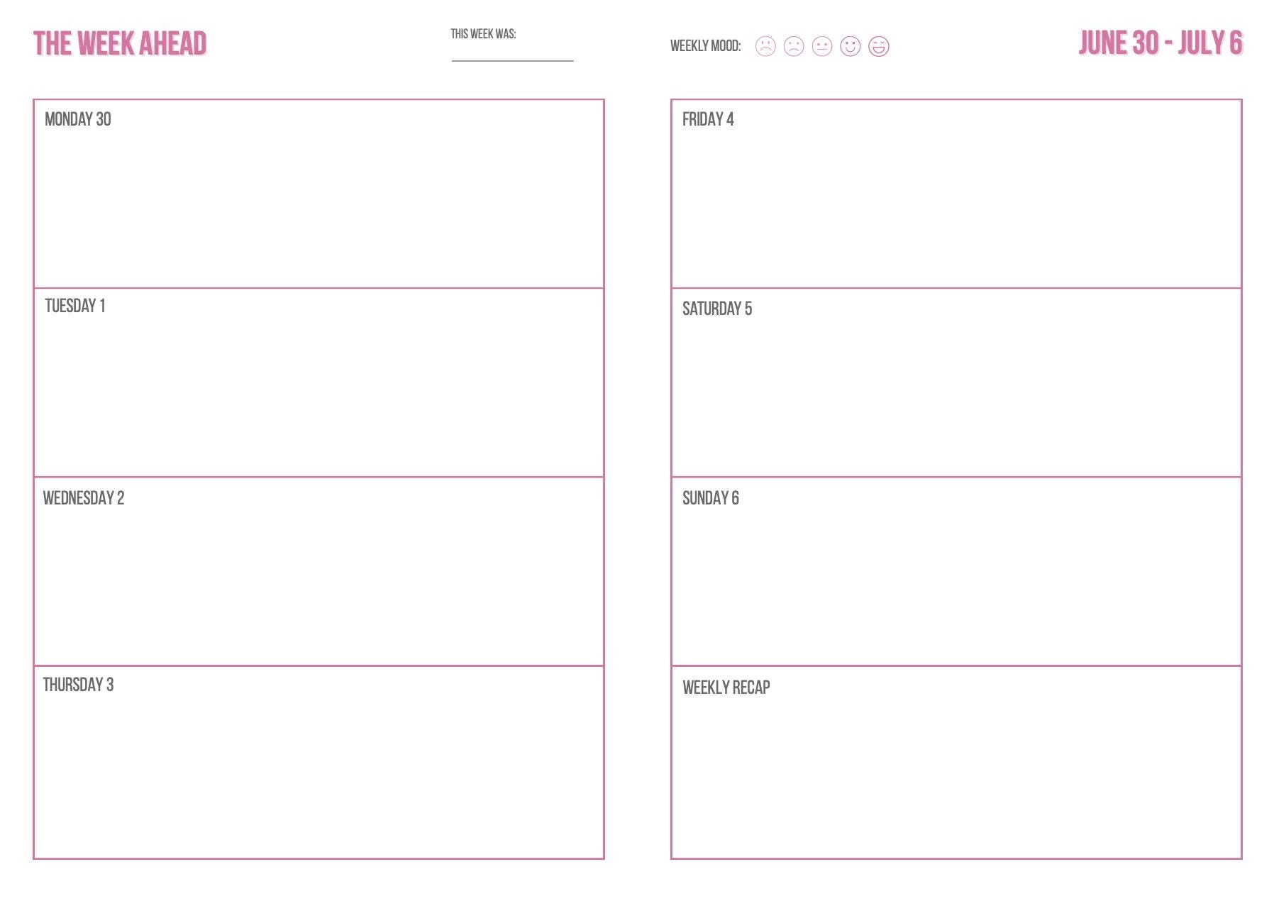 Pink Academic Planner 2025-2026: Weekly & Monthly, 7x10" Paperback - Etsy