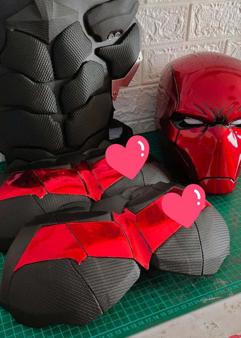 Handmade Red Hood Armor Costume: Cosplay Simple Armor - Etsy