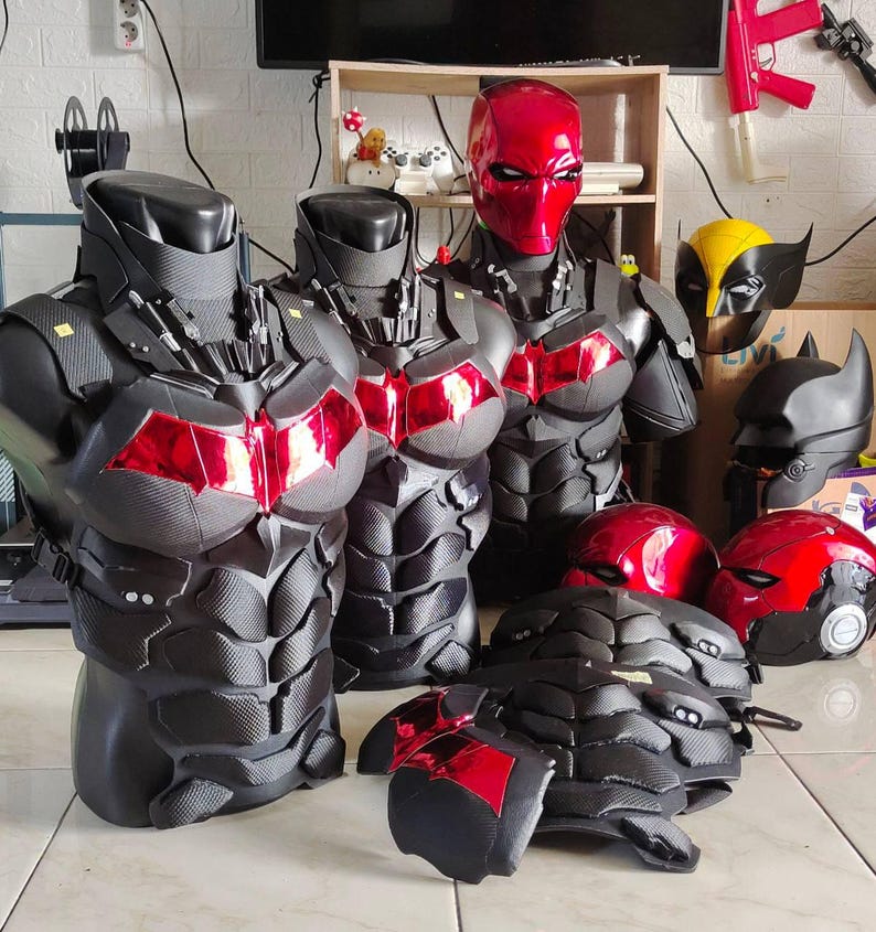 Handmade Red Hood Armor Costume: Cosplay Simple Armor - Etsy