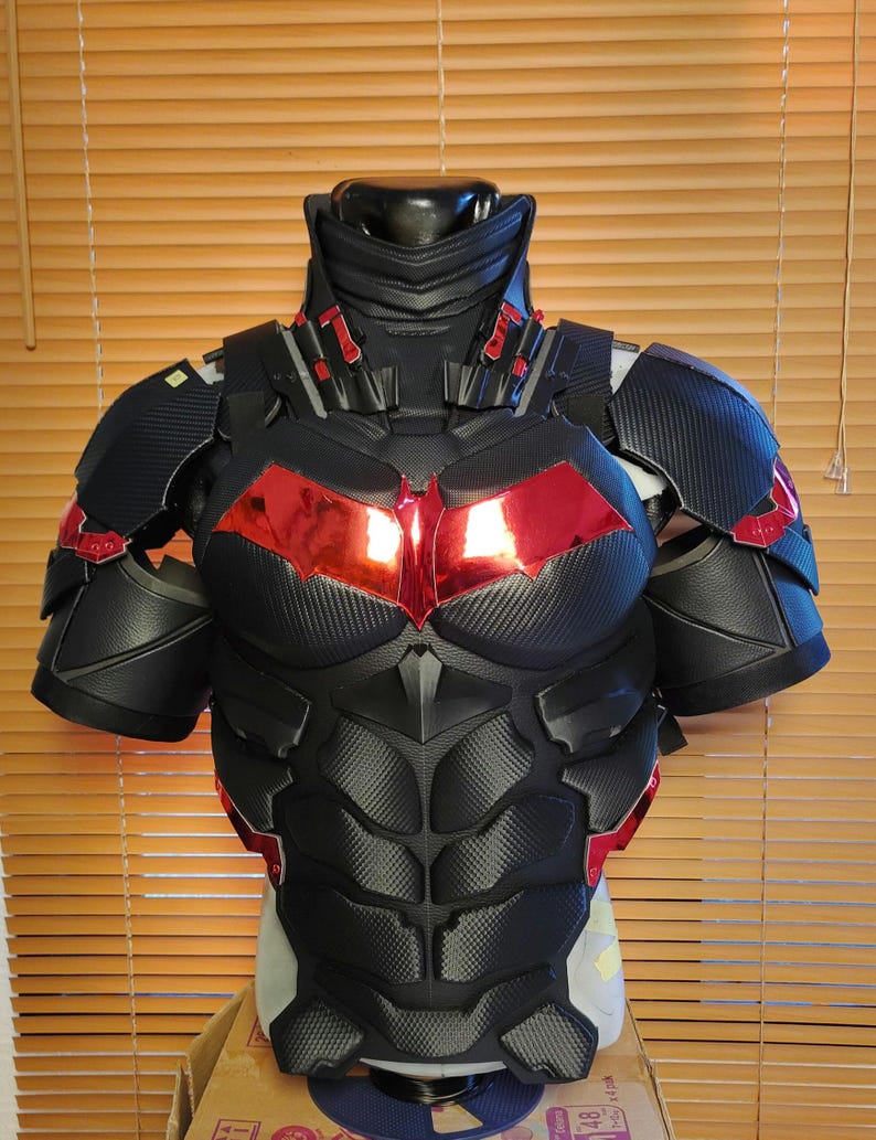 Red Hood Armor Costume: 3D Printed, Resin Fiber and Faux Leather ...