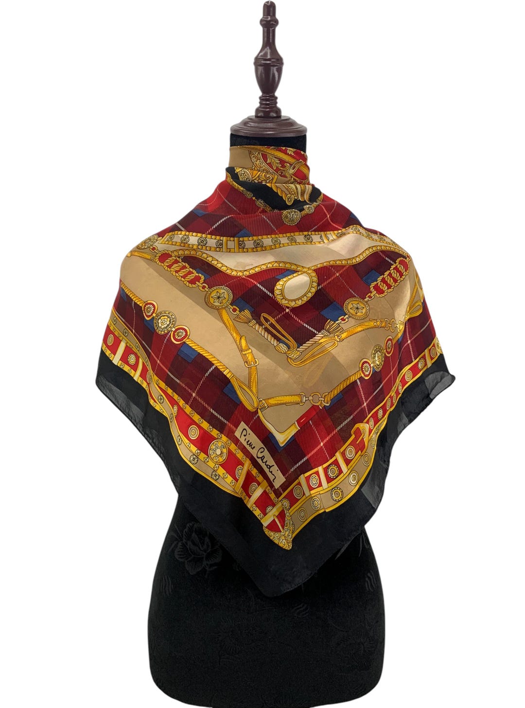 Vintage Pierre Cardi Silk Scarf Neckwear Accessories Pierre Cardin ...
