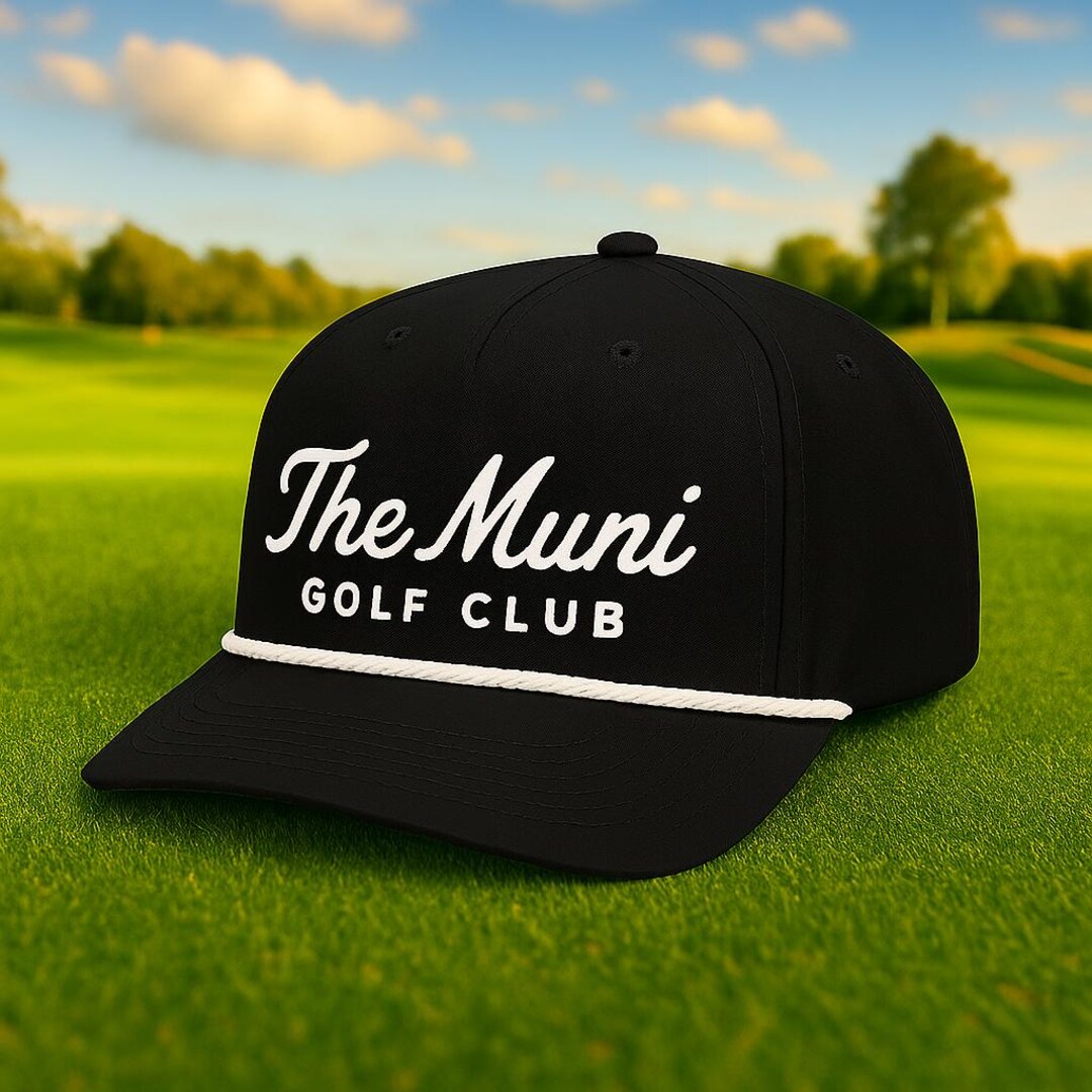 The Muni/municipal Golf Club Rope Hat – Embroidered Richardson Cap, 100 ...