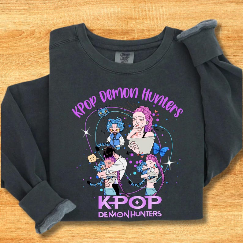 K-pop Demon Hunter PNG, Heroic Poses Group Shot (digital Download) - Etsy