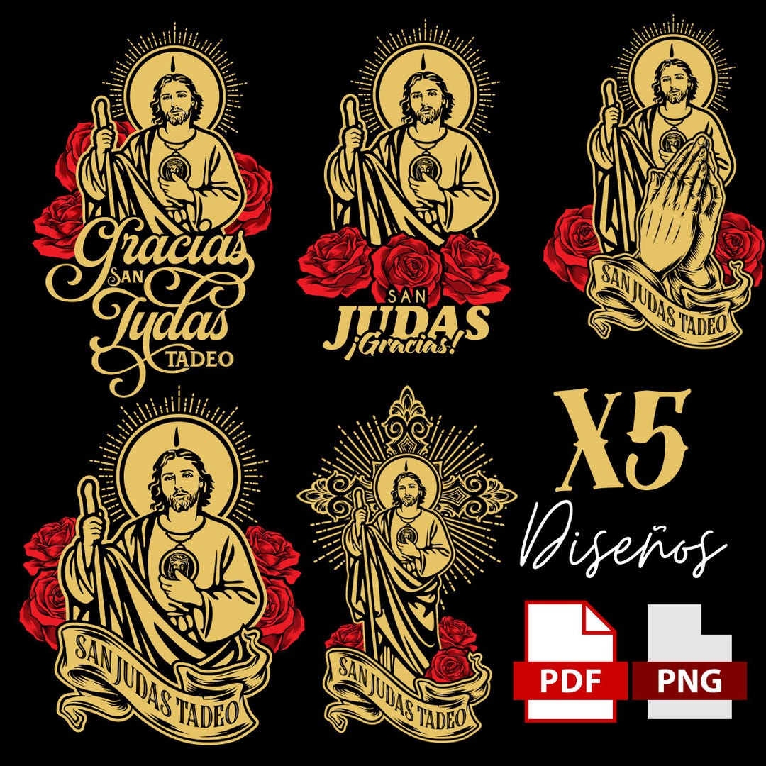San Judas Tadeo Designs | PNG SVG Files for Crafts (digital Download ...
