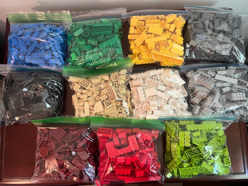 Lego Bricks - Choose Your Color - Etsy