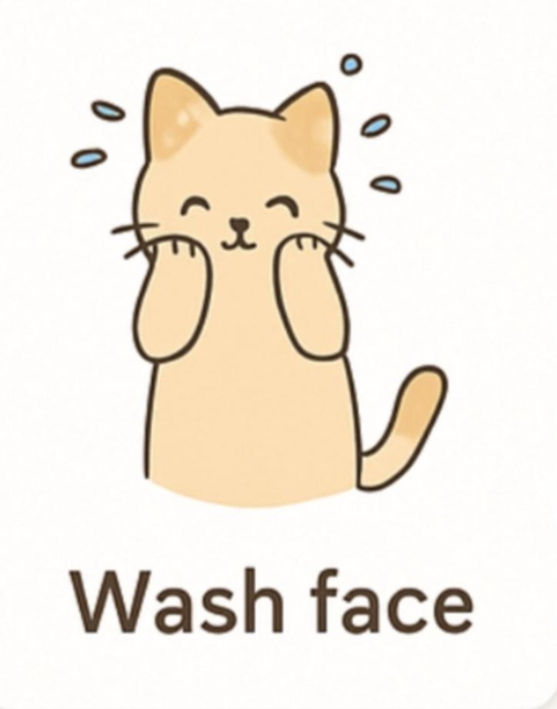 Cat Morning Routine Cards – Printable Visual Schedule for Kids ...