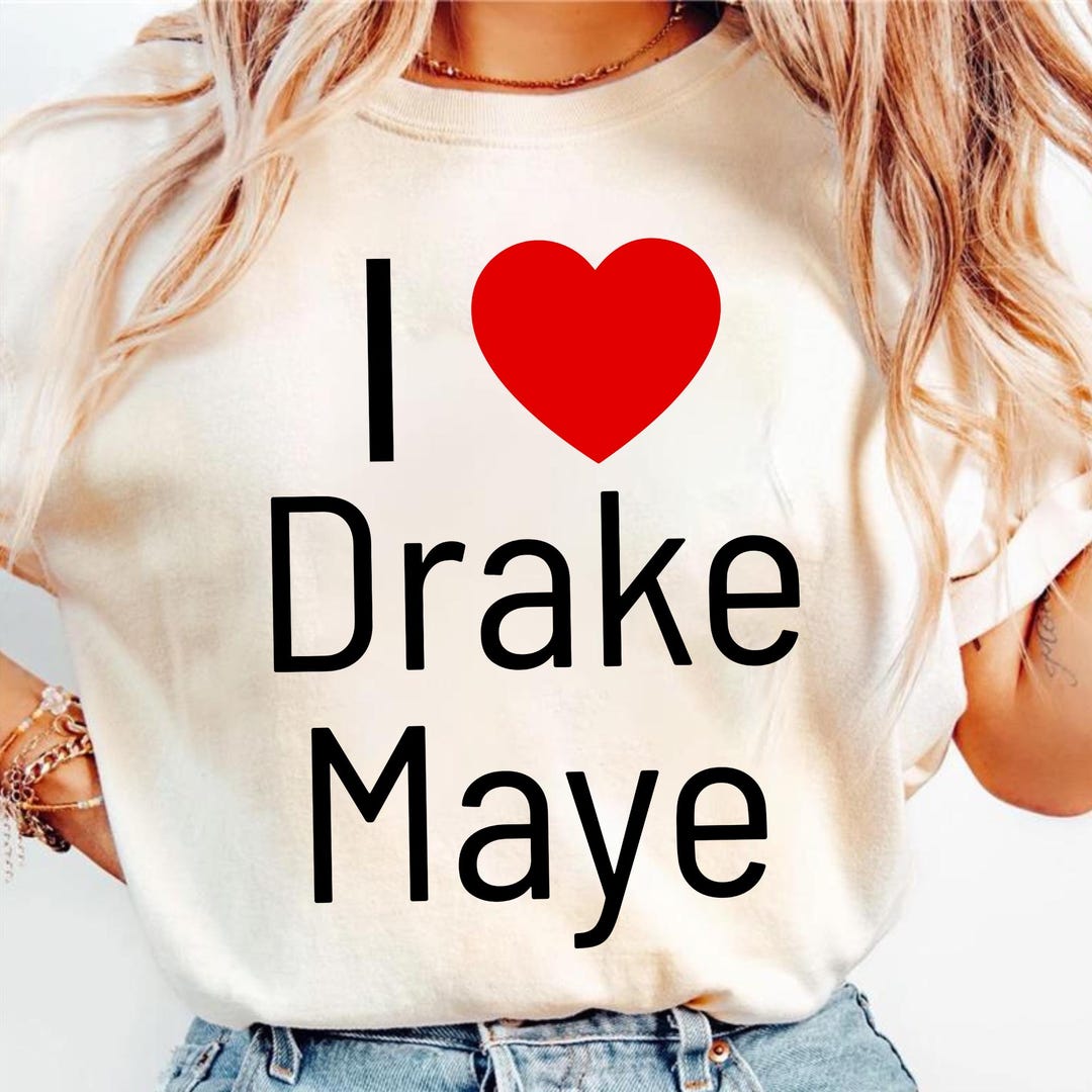I Love Drake Maye PNG, I Heart Drake, Drake Maye Football, Patriots - Etsy