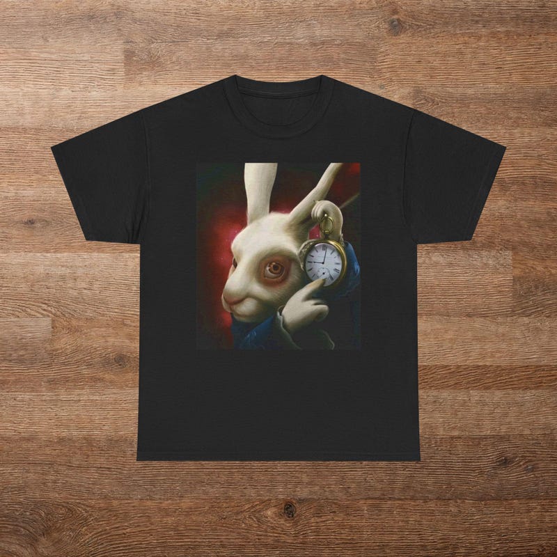 Rabbit Clock - Etsy