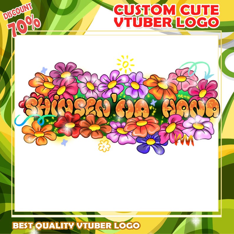 Custom Vtuber Graffiti Logo - Etsy