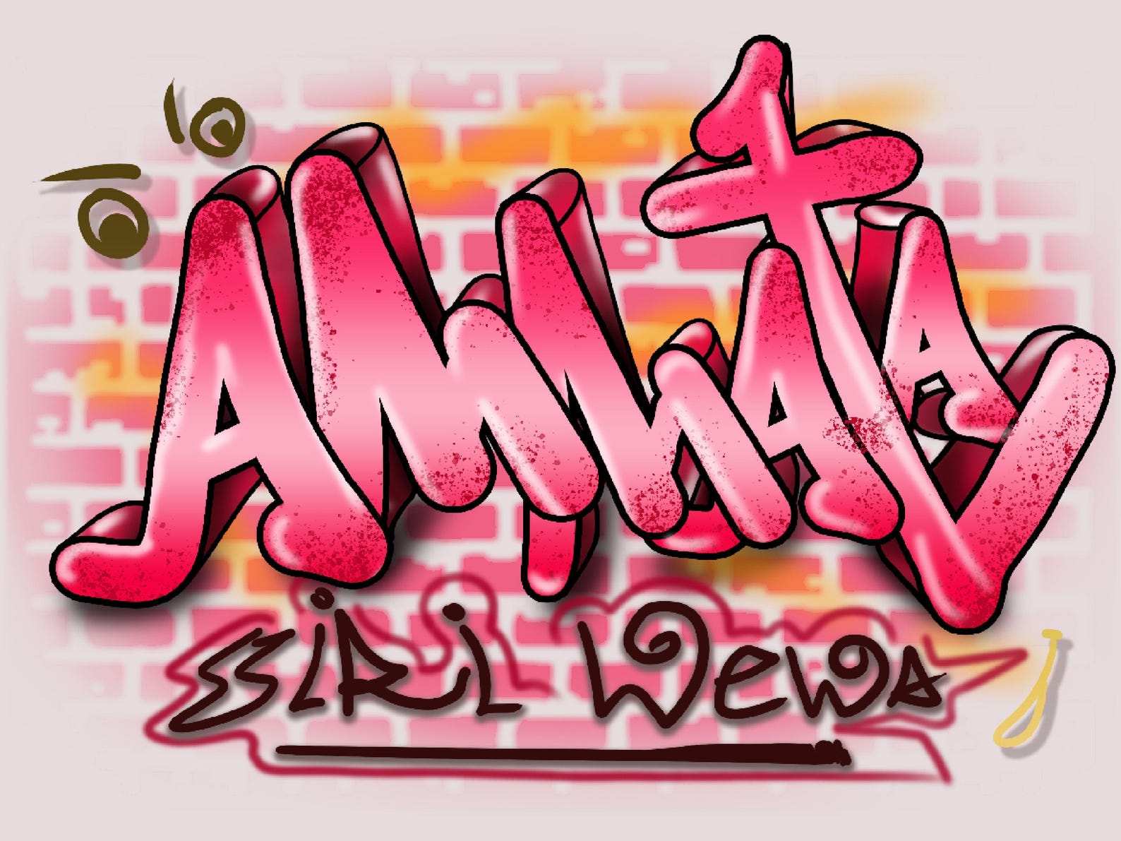 Custom Graffiti Logo Design | Airbrush Typography | Personalized ...