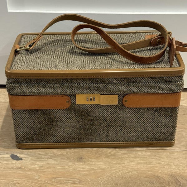 Leather Train Case - Etsy