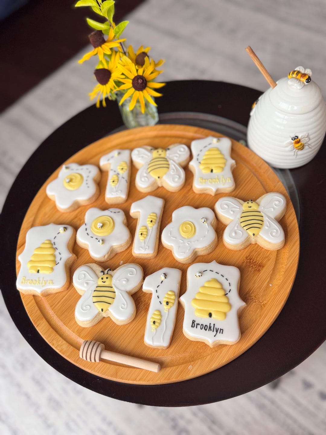 12 “mommy to Bee” Baby Shower Cookies – Bee Themed Party Supplies ...