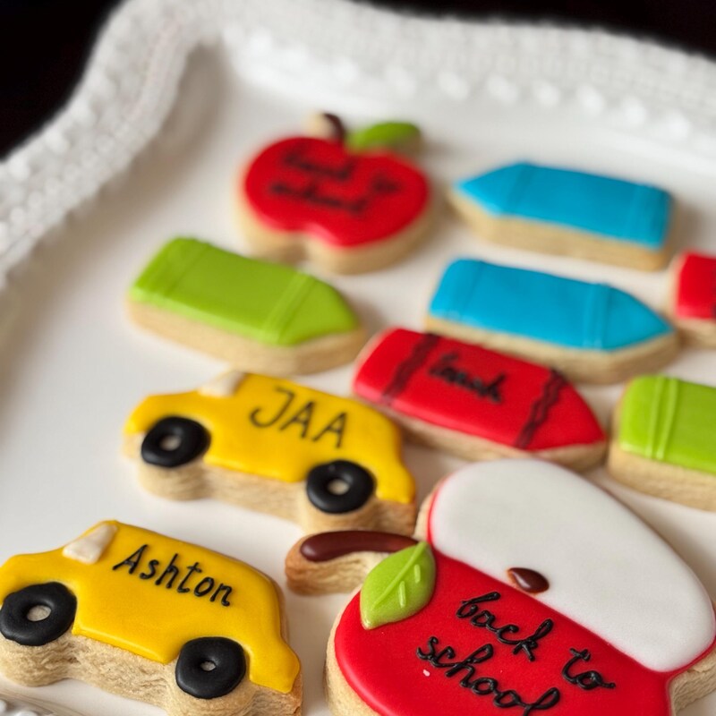 Back to School Cookies - Etsy