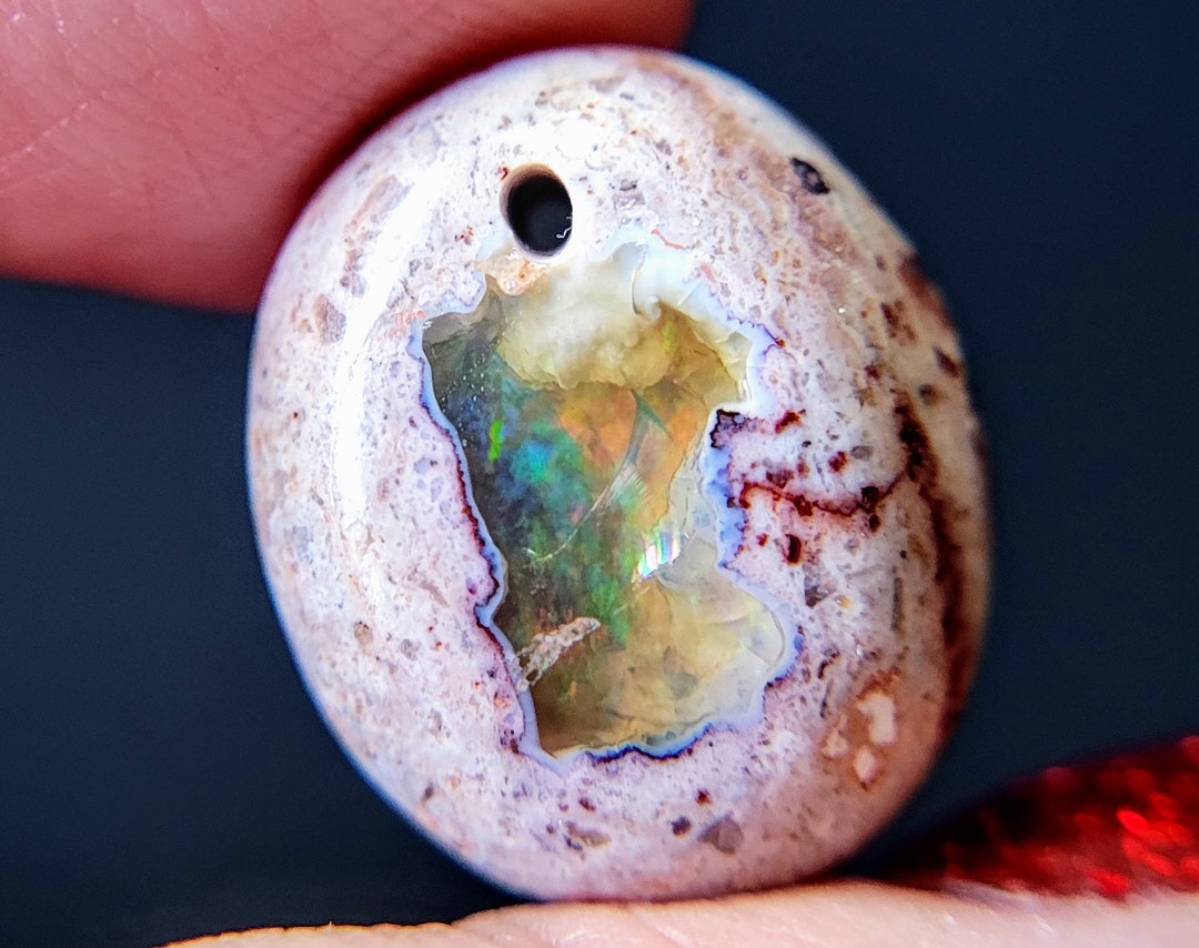 Beautiful AAA Mexican Cantera Opal Smooth Drilled Cabochon Bead ...