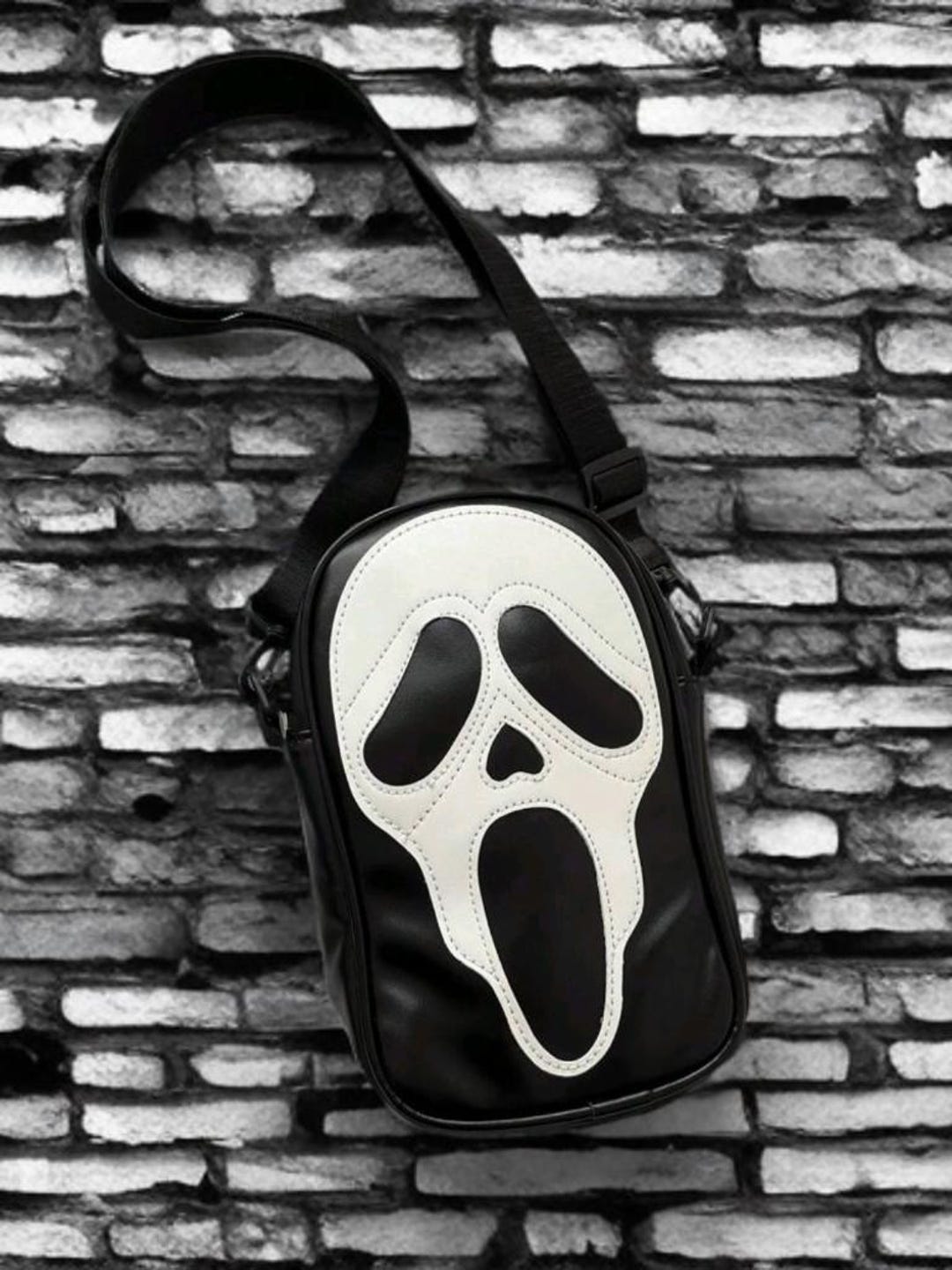 Scary Movie Cross Body Bag, Horror Film Cross Body, Skull Mini Cross ...