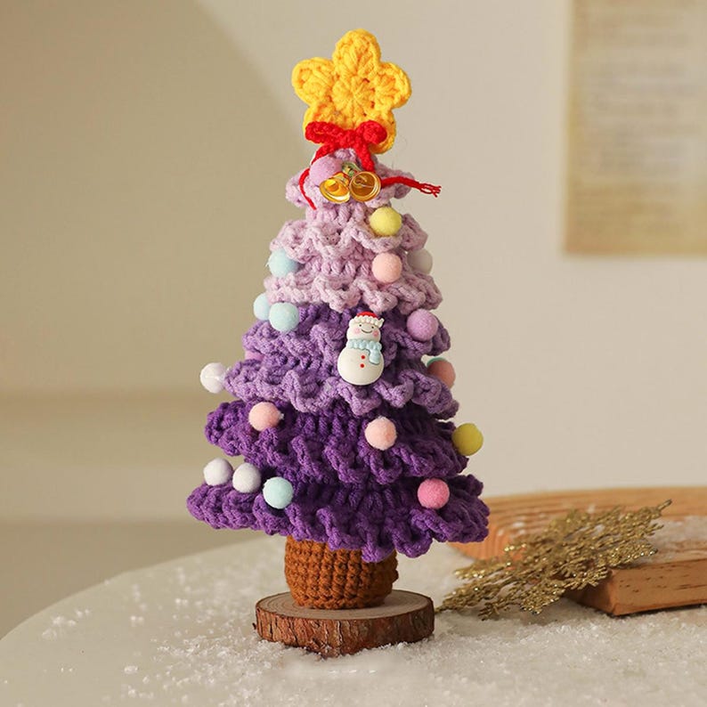 Handmade Crochet Christmas Tree: Cotton Holiday Decor, Giftable - Etsy