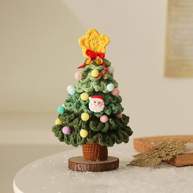 Handmade Crochet Christmas Tree: Cotton Holiday Decor, Giftable - Etsy