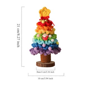 Handmade Crochet Christmas Tree: Cotton Holiday Decor, Giftable - Etsy