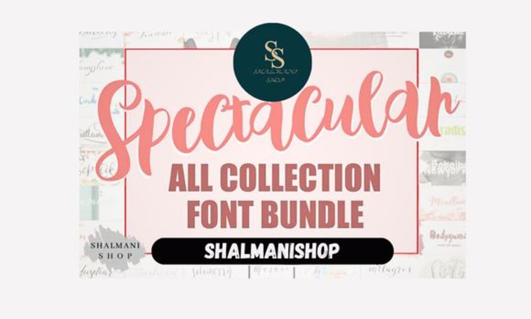 All Fonts Collection Bundle-mega Font Bundle - Fonts Bundle MEGA PACK ...
