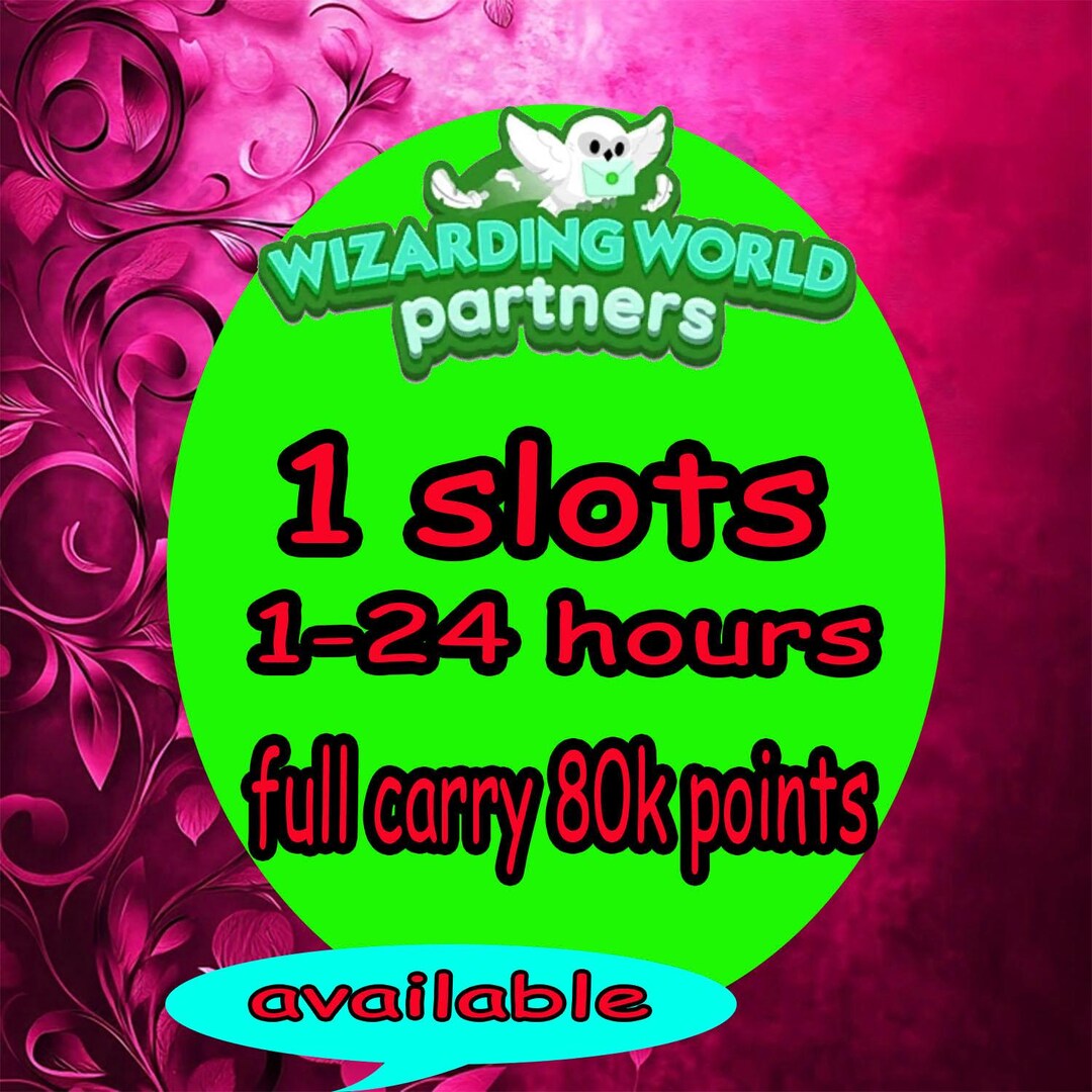 WIZARDING WORLD Partners 1 Slot - Full Carry 80K Point Mono_poly_go ...