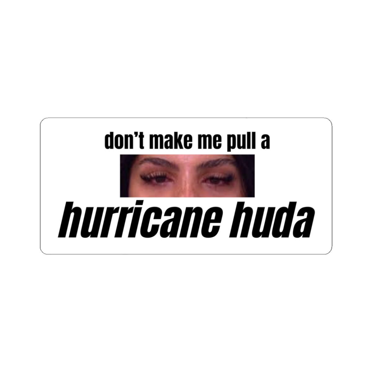 Hurricane Huda Love Island Sticker - Etsy
