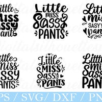 Sassy Pants SVG Cut-file | Sassy Baby Girl SVG | Sassy Bossy Funny SVG ...