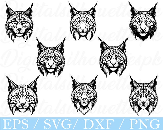Lynx Svg, Angry Lynx Svg, Lynx Clipart, Lynx Png, Lynx Head, Lynx Cut ...