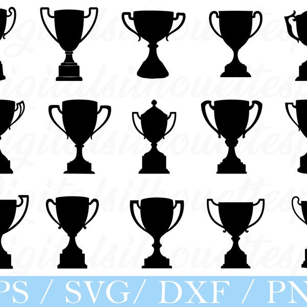 Trophy Svg - Etsy