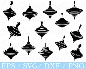 Spinning Top Outline SVG, Toy Svg, Spinner Svg, Spinning Top Clipart ...