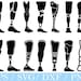 Prosthetic Leg Svg, Prosthetic Leg Vector, Prosthetic Leg Cut File, Dxf ...
