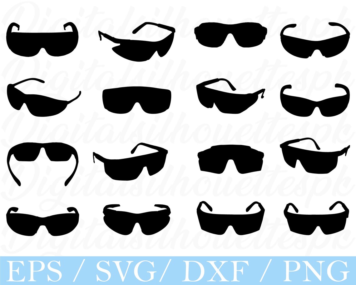Safety Goggles Svg, Safety Goggles Silhouette, Dxf, Png - Etsy