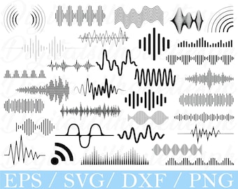 Sound Wave SVG, Music Svg, Sound Waves Clipart, Soundwave Svg ...