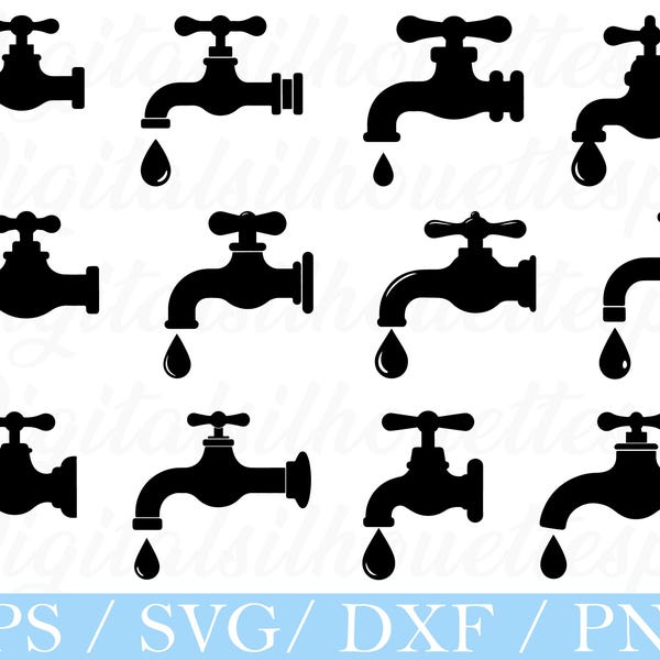 Faucet Svg - Etsy